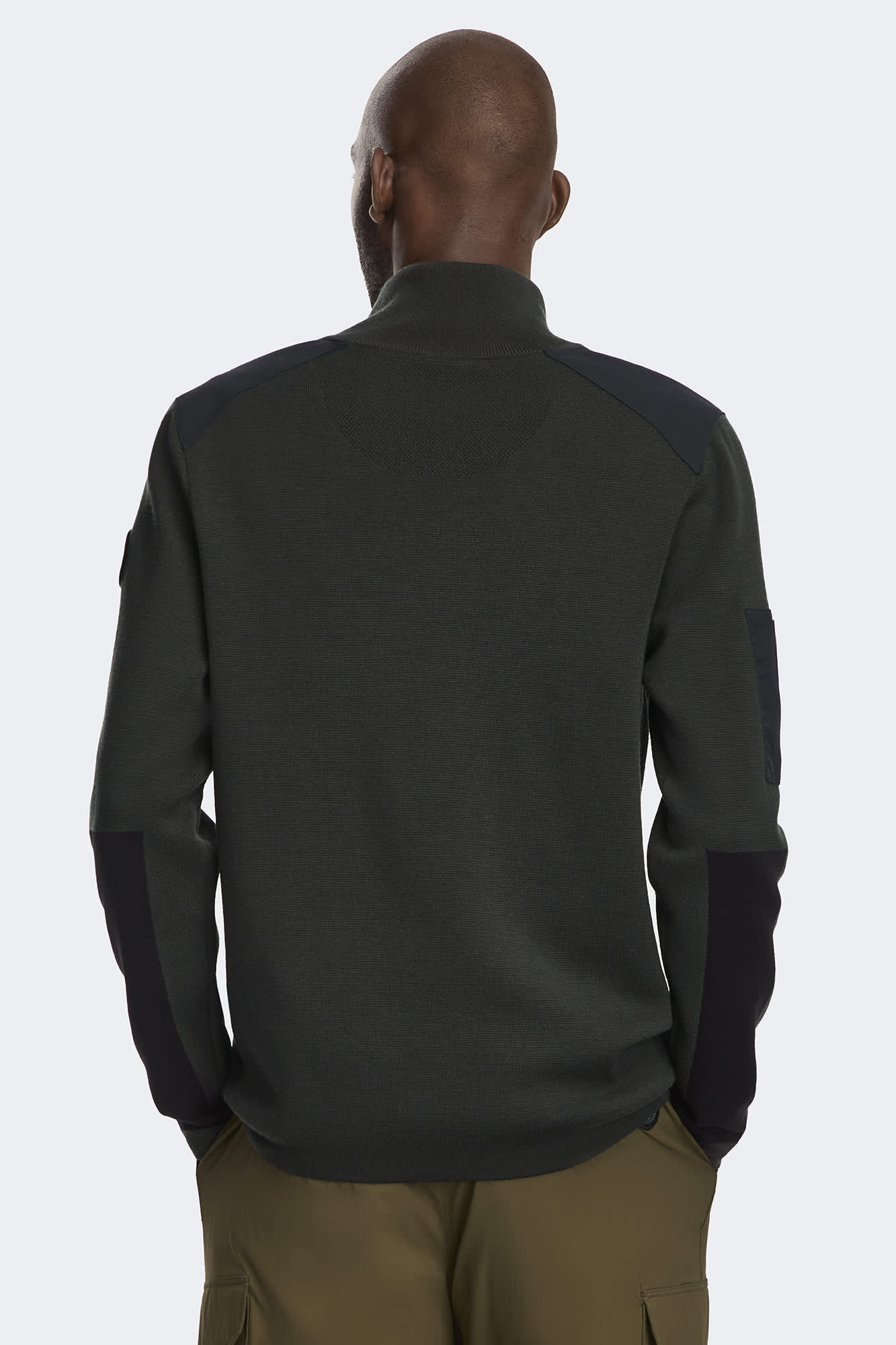 Stormont ¼ Zip Sweater Black Label | Canada Goose UK