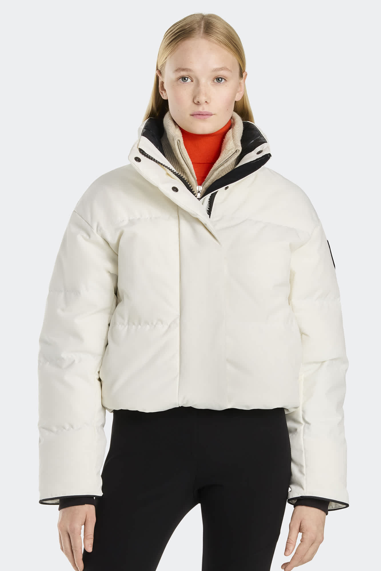 Grandview Cropped Jacket Black Label | Canada Goose UK