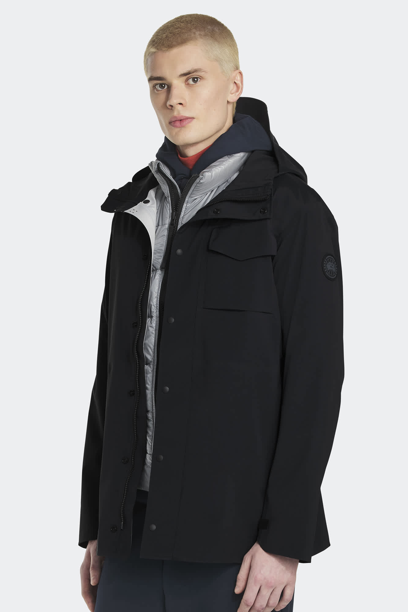 Nanaimo Rain Jacket Black Label | Canada Goose UK