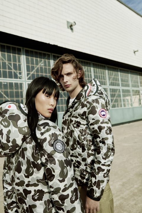 Crofton Reversible Shark Hoody for Concepts x BAPE | Canada Goose TH