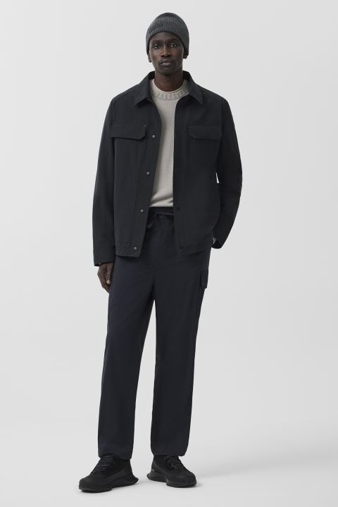 Burnaby Lightweight Chore Coat Black Disc | Canada Goose US