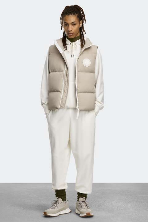 Lawrence Puffer Vest White Disc | Canada Goose