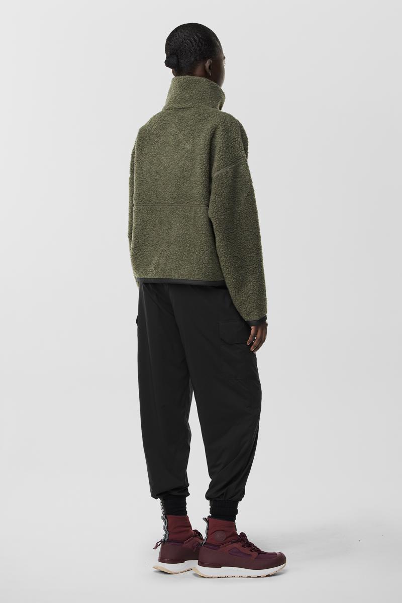 Simcoe Zip Up Fleece Sweater Black Label | Canada Goose LT